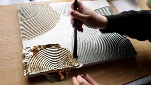 Strukturbilder selber machen: Kreative DIY-Kunst für Ihr Zuhause - Sieu Thi Do Noi That